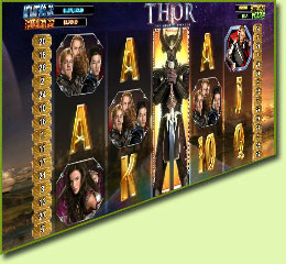 Playtech Slot Game - Marvel's Thor
