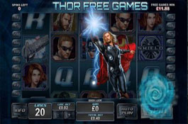 Playtech Slot Game - Marvel's Thor